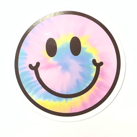 Accessories | Smiley Face Vinyl Sticker | Poshmark